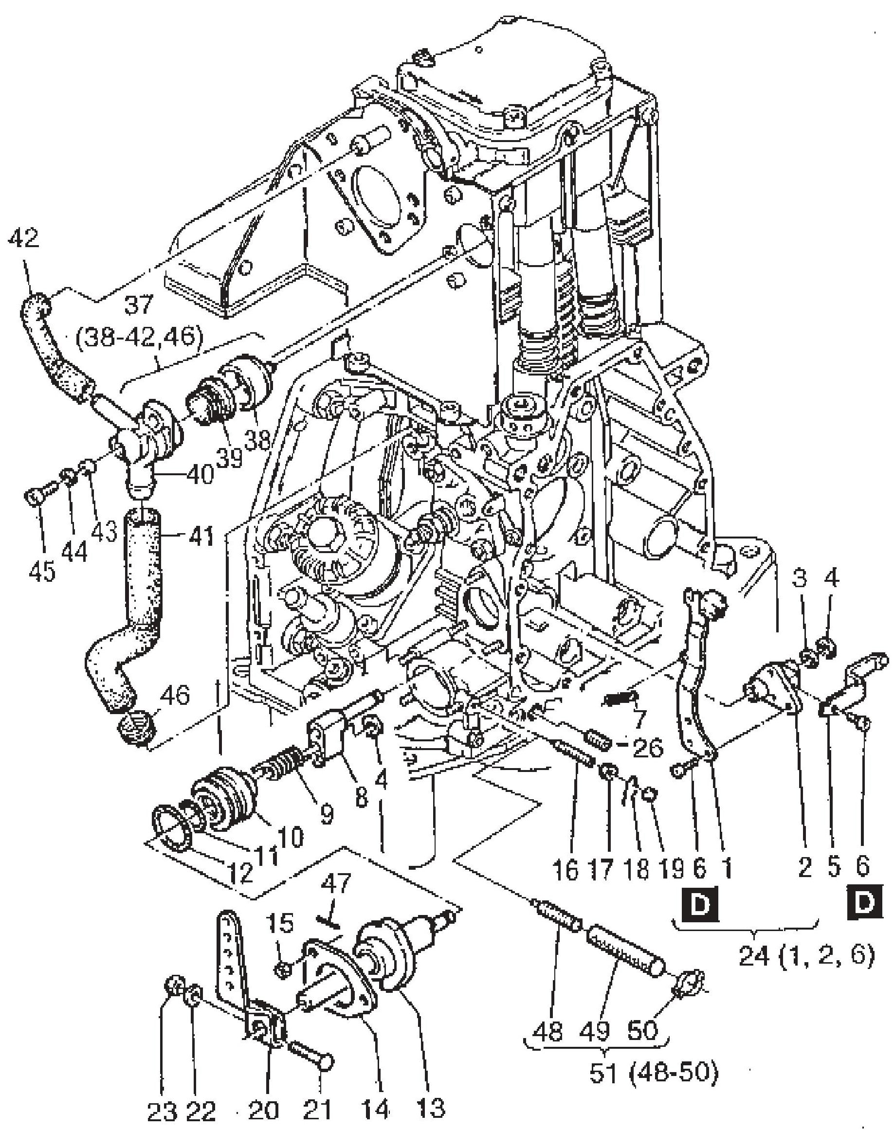 MVH502DSB HATZ 1D81S Engine Breather Assembly Parts