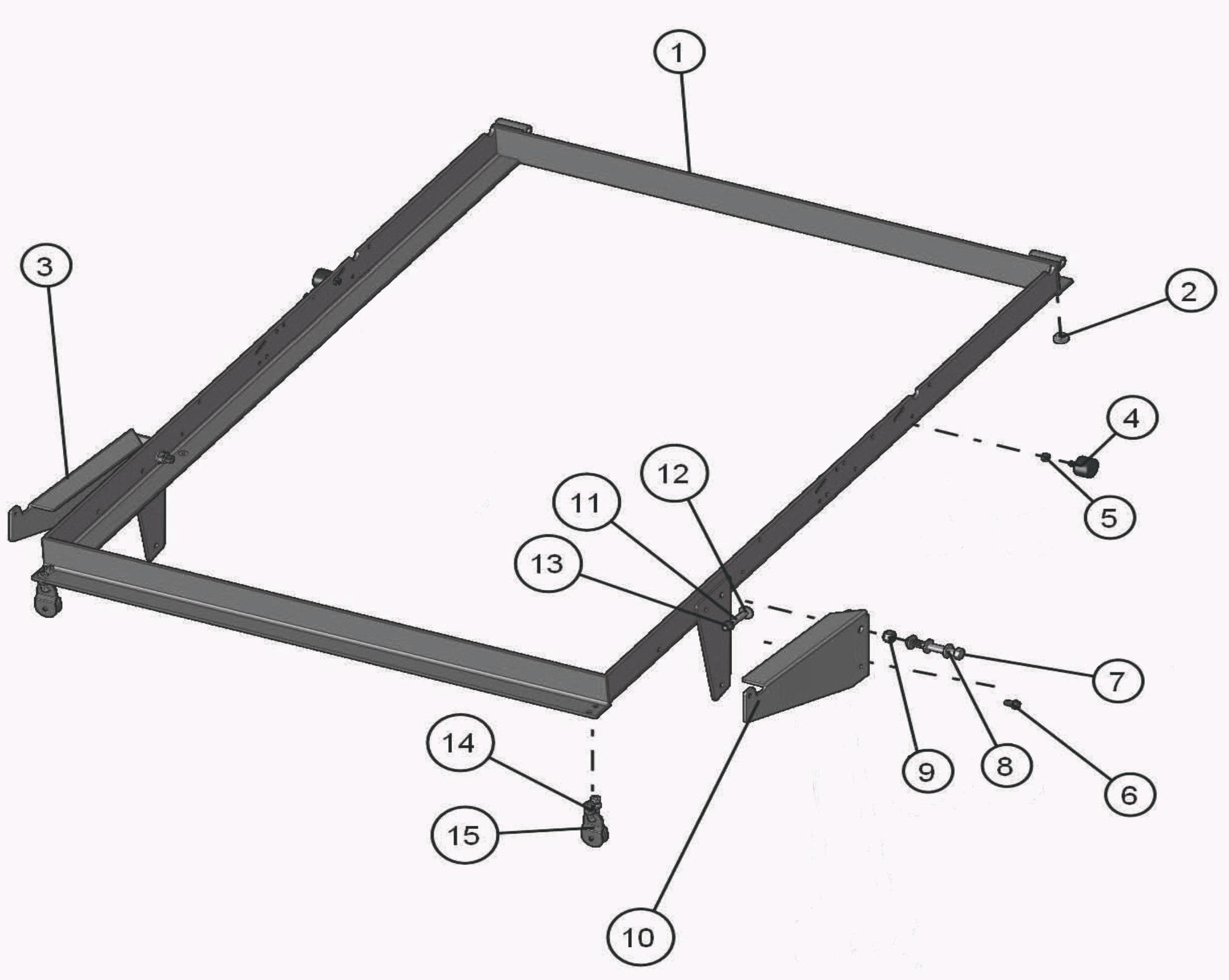 Eclipse AB 2220 SE Arrow Board - Swing Arm Assembly Parts By Allmand ...