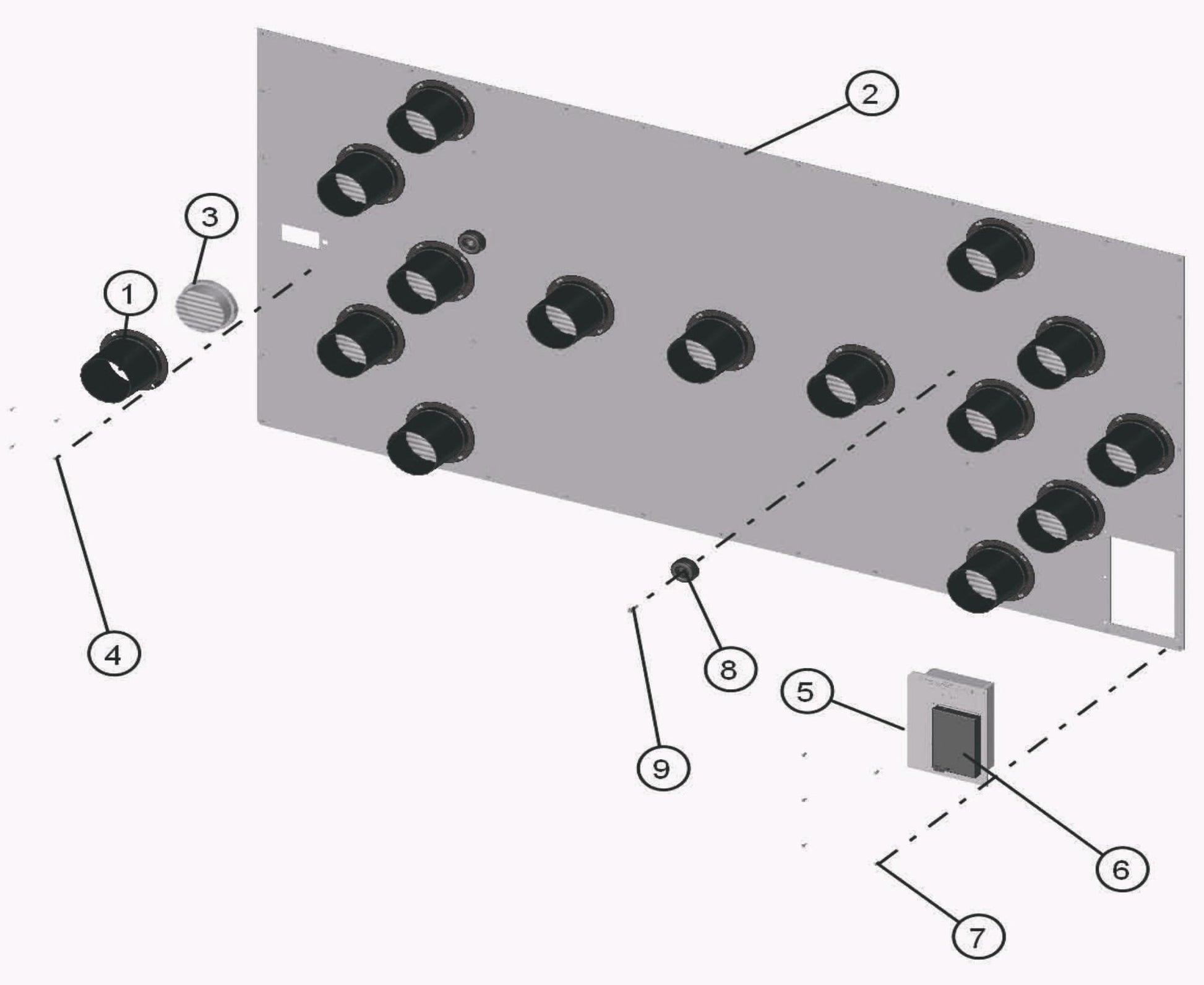 Eclipse AB 2220 SE Arrow Board - 15 LED Light Arrowboard Sign Assembly ...