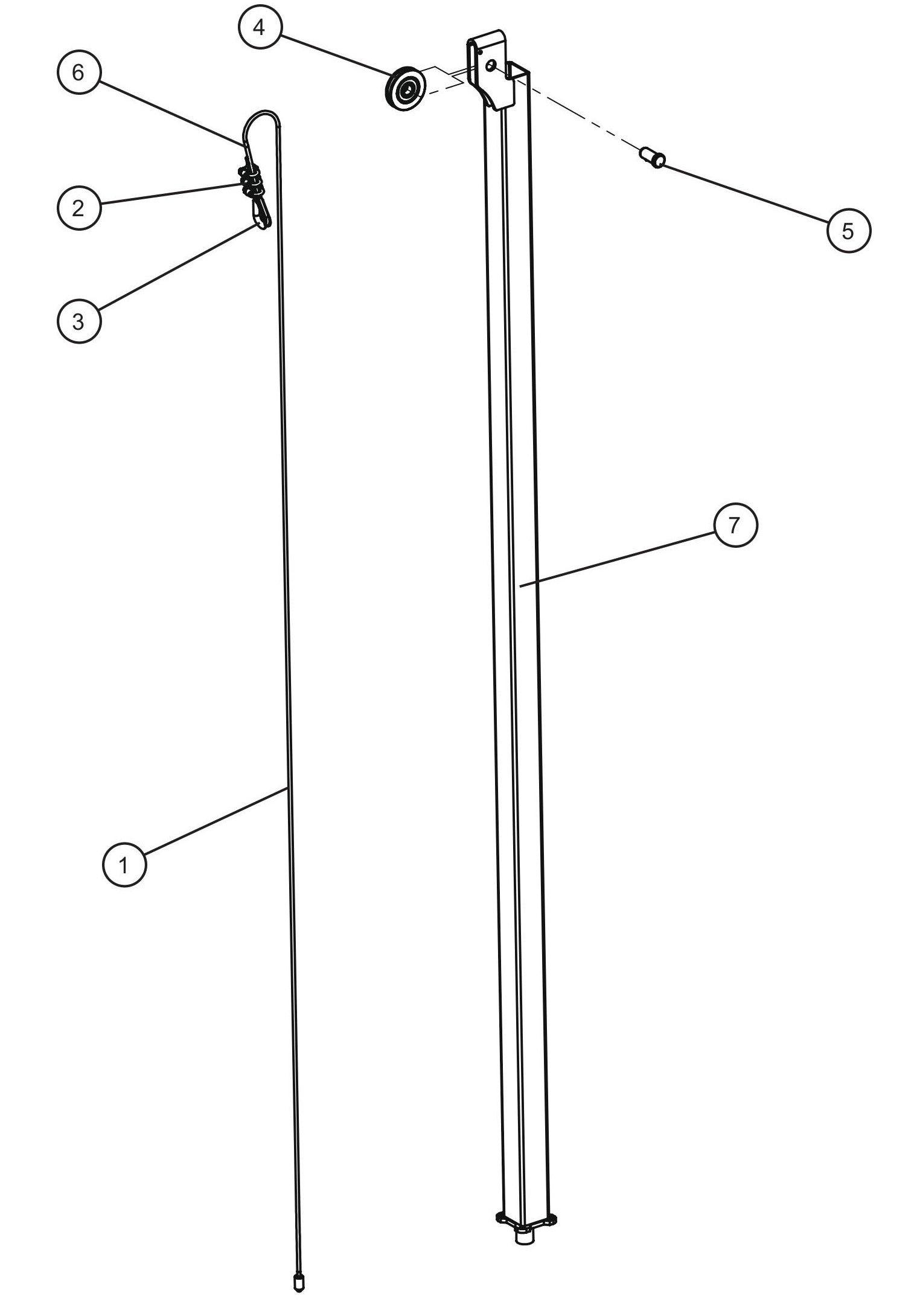 GR Series 6kW Night-Lite - Tower Section 3 Assembly Parts For Light To ...