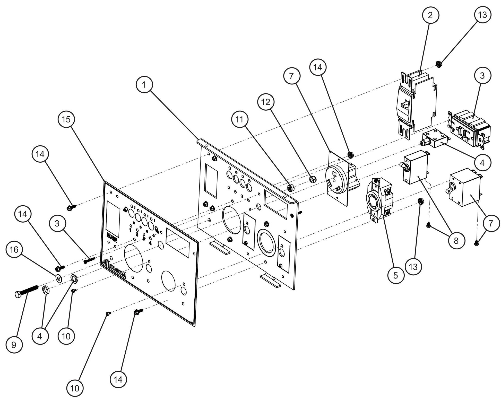 LD Series Night-Lite Pro II 1-30AMP Twistlock 1-RV 1-GFCI Outlet Packa ...