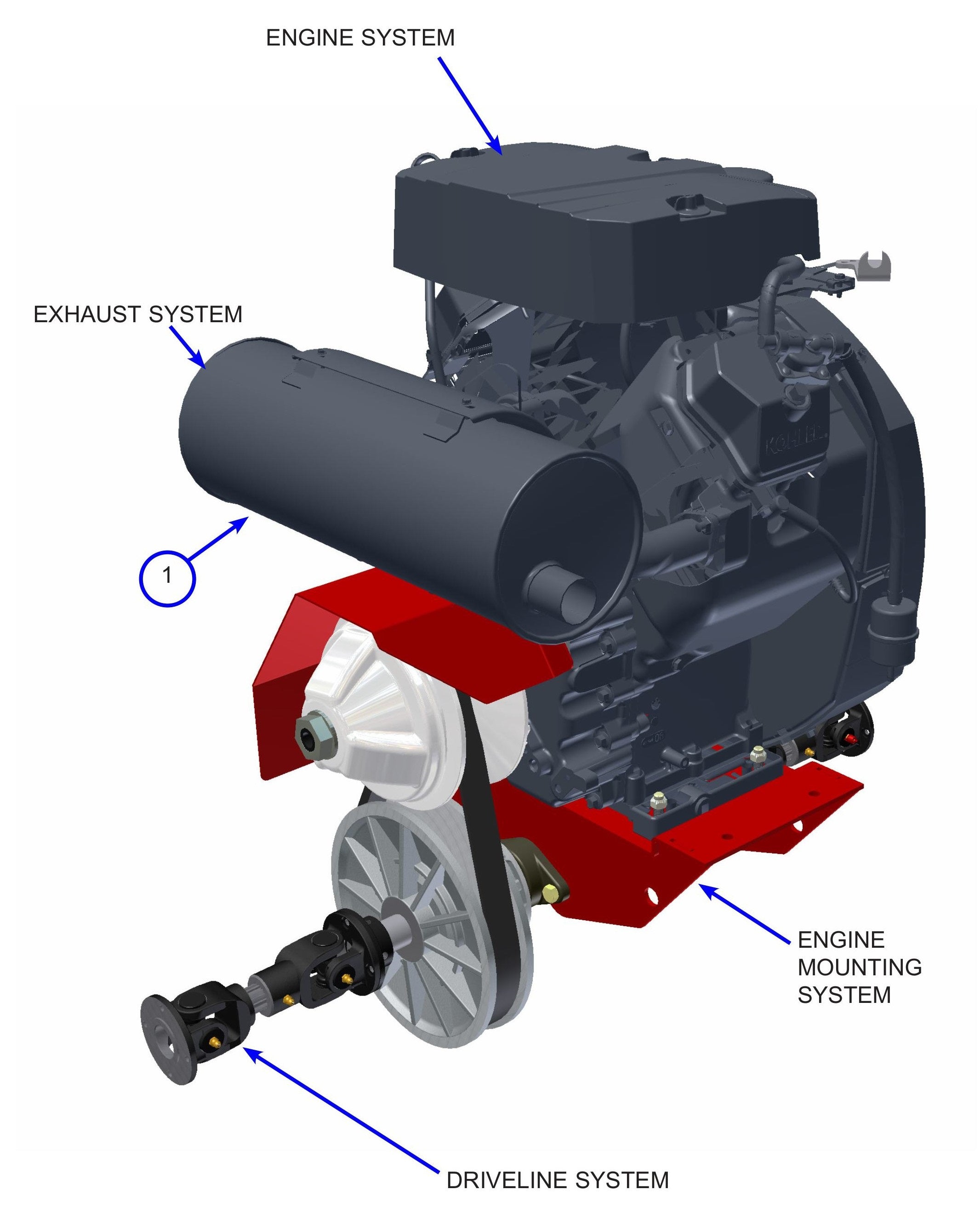 MSP445 (Pre 2021) Gas Power Unit Assembly Parts | Danse USA