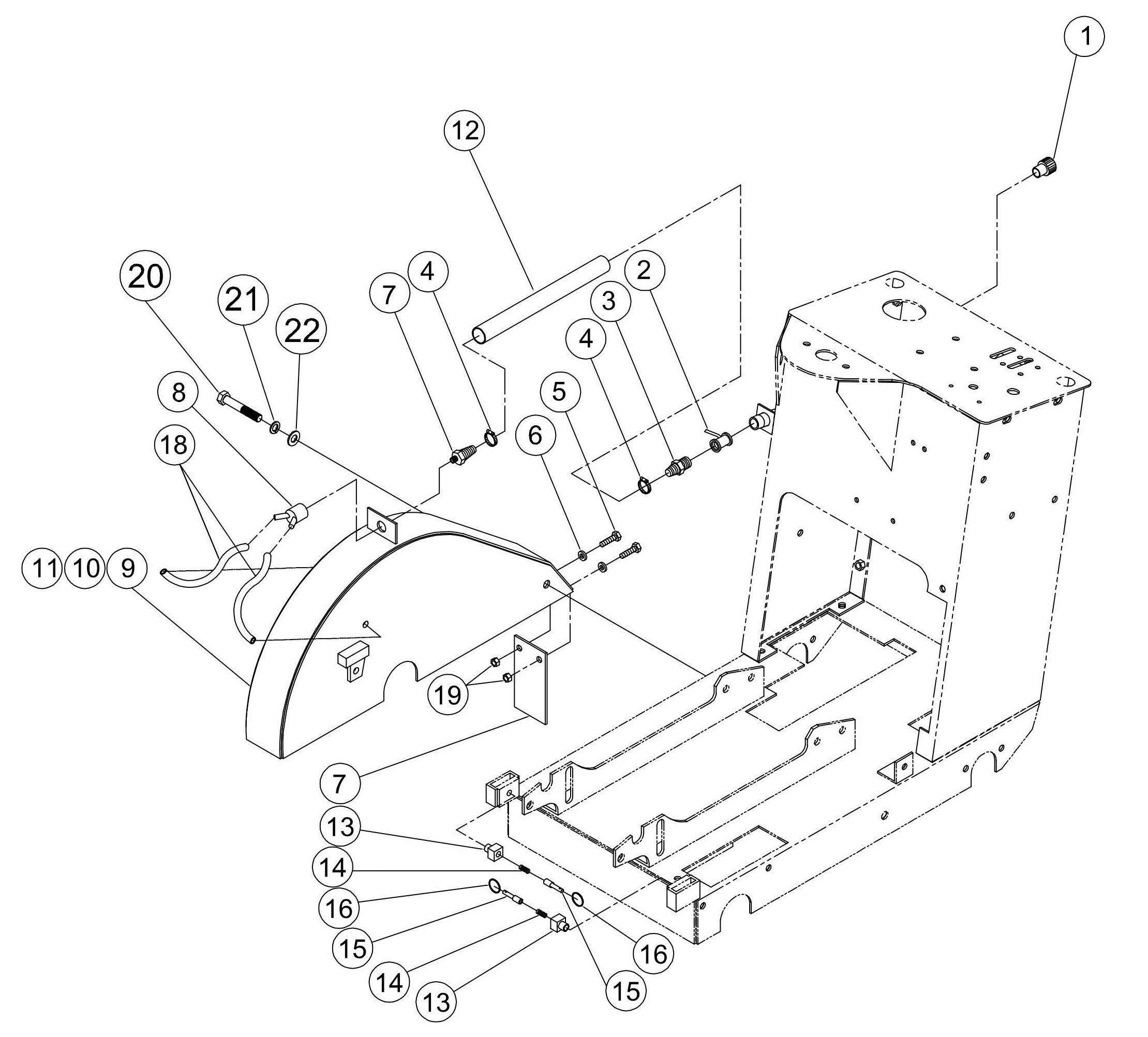 Blade Guard And Water System Group Parts By Norton Clippers | Danse USA