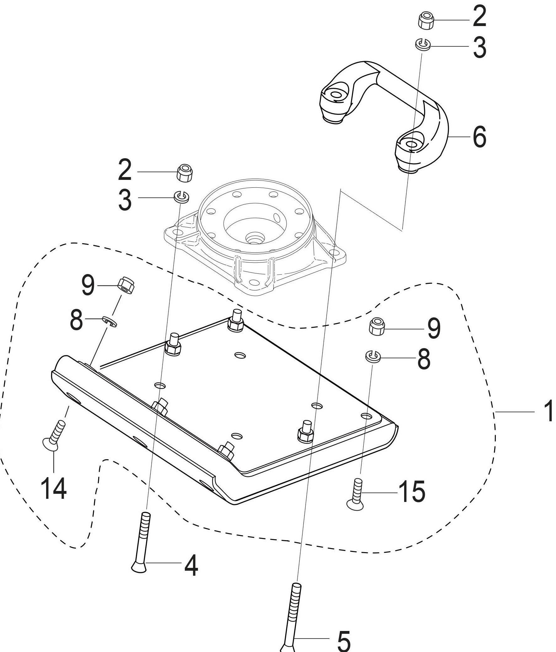 MTX80HDR Foot Assembly Parts | Danse USA