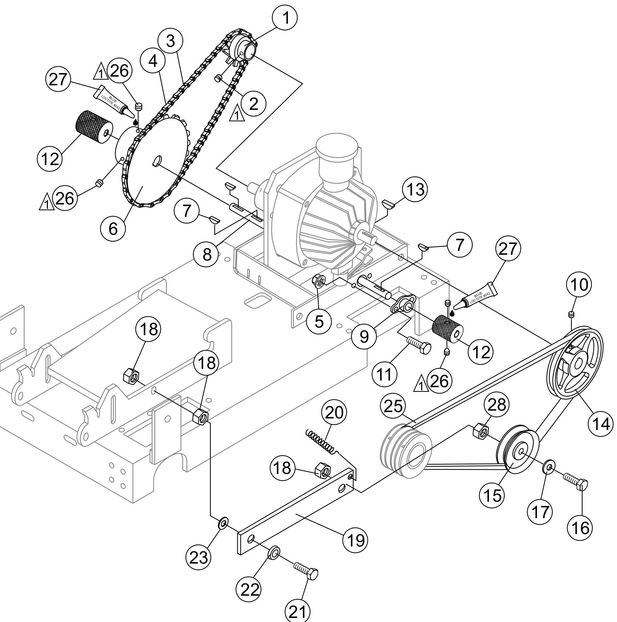 SP2S20H Hydrostatic Drive Assembly Parts | Danse USA